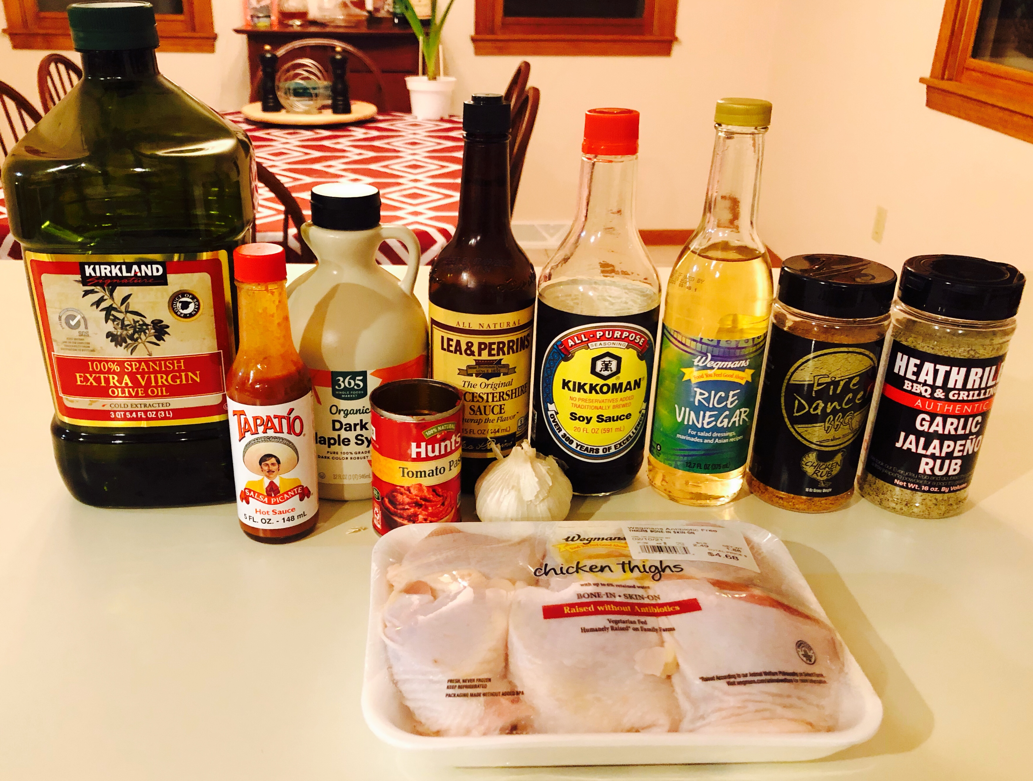 Super Bowl Sunday Chicken Thighs – K and M Kitchen Adventures